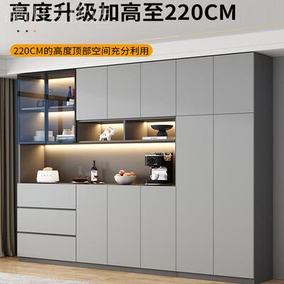餐厅边柜一体靠墙现代NUV简约客酒柜204新款茶水柜2轻奢储物可柜