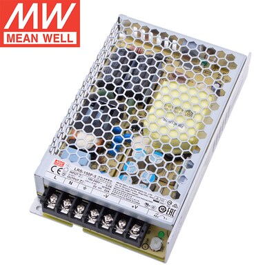 LRS-150F-5 明纬 Mean Well 150W24V6.5A开关电源直流DC变压器LED