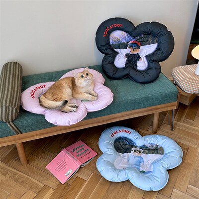 Coni life蝴蝶宠物冰垫猫窝猫咪凉席夏季降温凉感猫睡垫狗窝垫子