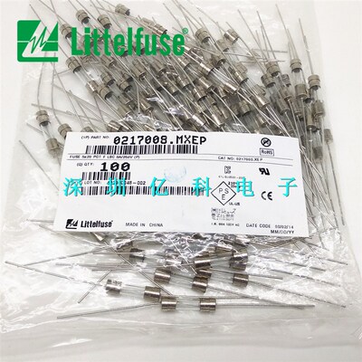 0217008.mxep进口力特5*20快熔玻璃保险丝管F8AL250VP 8A安带引脚