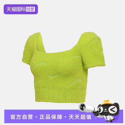 【自营】NIKE耐克女子NSW PHNX BCL CROP运动短袖T恤HV2771-389