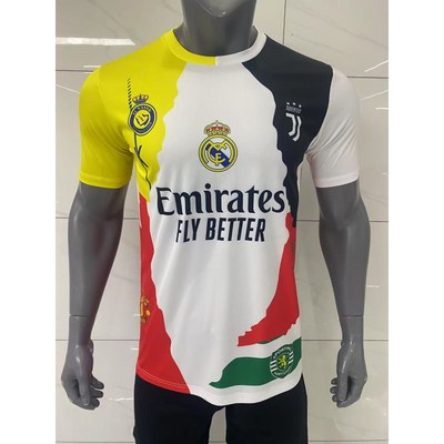 2526赛季C罗参赛俱乐部联合特别版球迷训练服c罗球衣c罗拼接球衣
