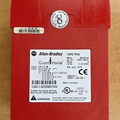 Allen Bradley 440RP23071 MSR22LM Guardmaster Safety Relay *G