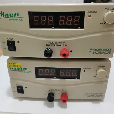 曼松MANSON  SPS一9400可调直流稳压电源，通电显--议价商品
