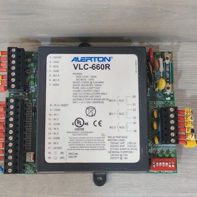 ALERTON VLC660R BACTALK CONTROL MODULE 24VAC WO ANY ACCS.