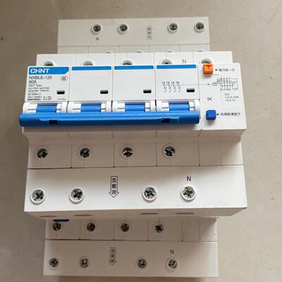 4p80a漏电保护器正泰NXBLE125型拆机成色实物--议价商品