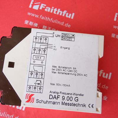 议价Schuhmann Messtechnik DAF 9.00 G 德国数字式极限开关 DAF9