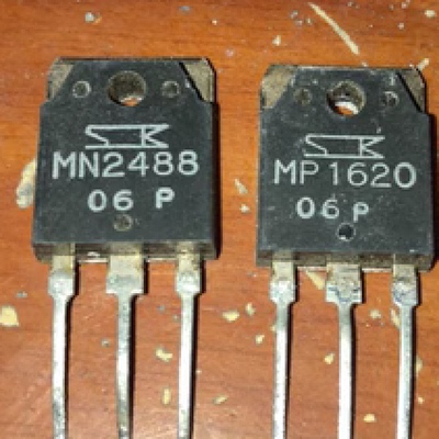 MP1620MN2488达林顿功放功率三极管原字进口拆机测好