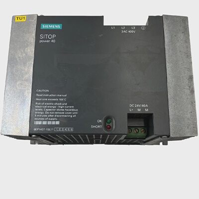 SIEMENS SITOP POWER 40 6EP14371SL11 POWER SUPPLY USED