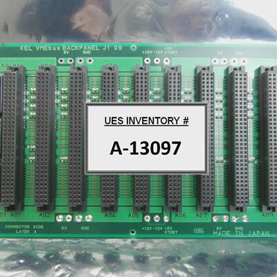 KEL VMEbus BACKPANEL J1 09 Backplane PCB Board Used Working