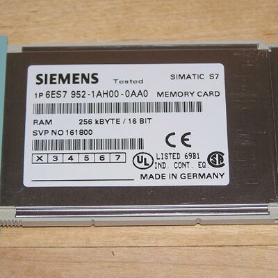 Siemens 6ES79521AH000AA0 E02 Simatic S7400 RAM 256kB used go