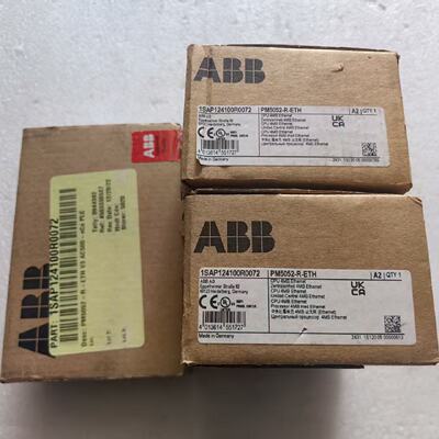 议价ABB PLC模块PM5052-R-ETH 原装现货1SAP124100R0072 议价