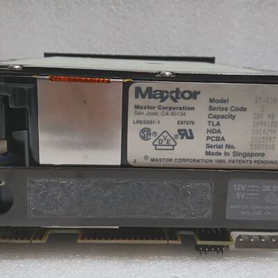 Used MAXTOR  XT4380E  HARD DRIVE 380 MB