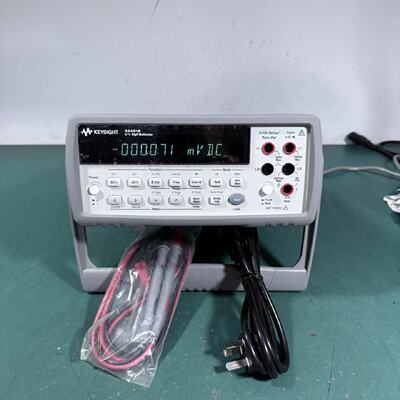 新款是德Keysight 34401A万用表，纯原装无修，议价