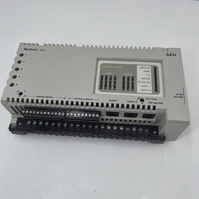 MODICON MICRO  110 CPU 612 00 Micro Cpu DC PS ANIO DC IN REL