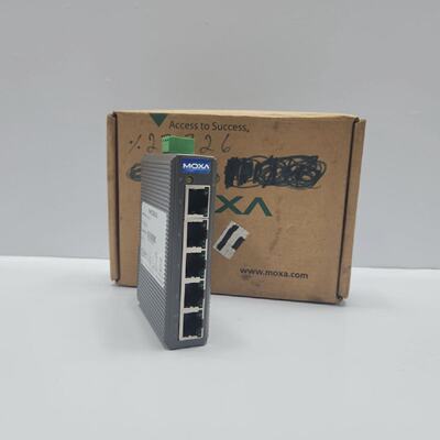 MOXA EDS205 5PORT UNMANAGED ETHERNET SWITCH 1201002052025 RE