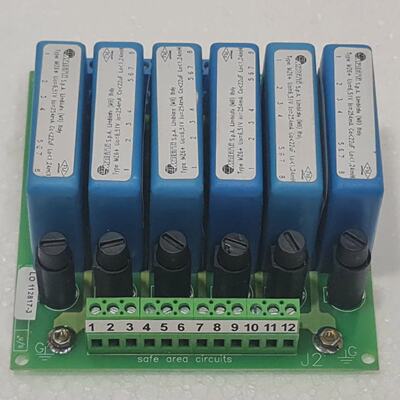 MIRETTI SMZ6 Zener Barrera Tabla MZ64204.87.011