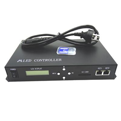 H801TC控制器可联机脱机电源同步主控SD卡可编程双网口幻彩控制器