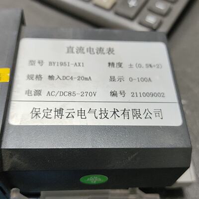 询价-保定搏云直流电流表BY195IAX1