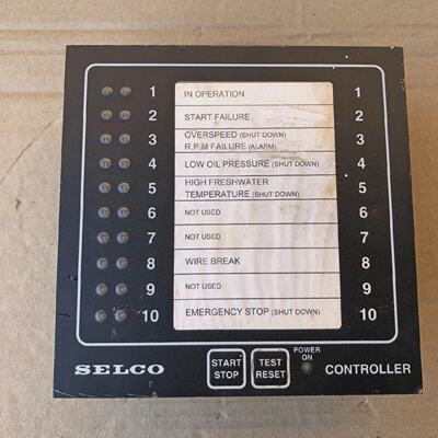 SELCO M2000 ENGINE CONTROLLER WITH M060001 SHUTDOWN UNIT M20
