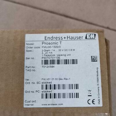 议价FMU3010200D德国EH超音波液位计FMU30AAHEAAGGF05米