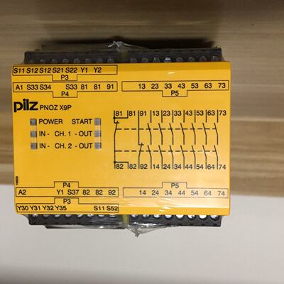 777609皮尔兹安全继电器PNOZX9P24VDC--议价商品