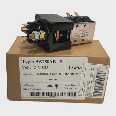 Albright DC Contactor 24V For Industrial Use SW180AB48
