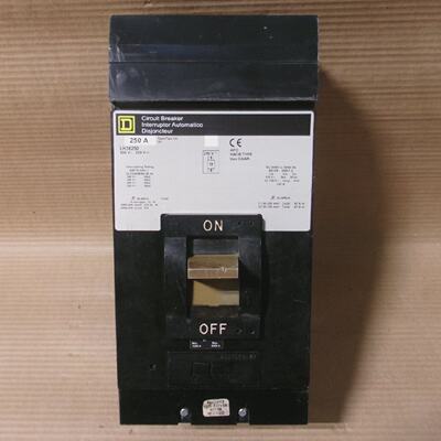 Square D LH LH36250 3 Pole 250 Amp 600V Relabeled ILine Labe