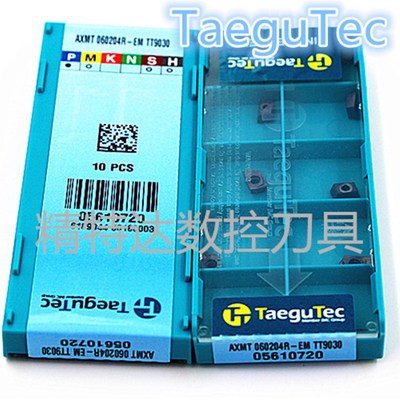 正品特固克AXMT060208R-EM TT9030 TT9080 11R0.8数控铣刀片刀具