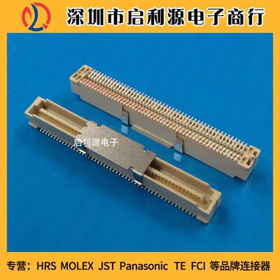 61083-102402LF 间距0.8MM 100PIN 板对板连接器 全新原装FCI