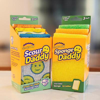 美国ScrubDaddy双面魔力清洁擦强力去污百洁布洗碗擦进口洗碗布