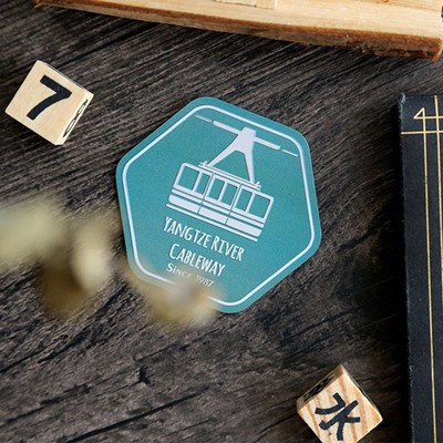 清川至物 微辣重庆城市主题旅游纪念品 伴手礼 复古马口铁冰箱贴