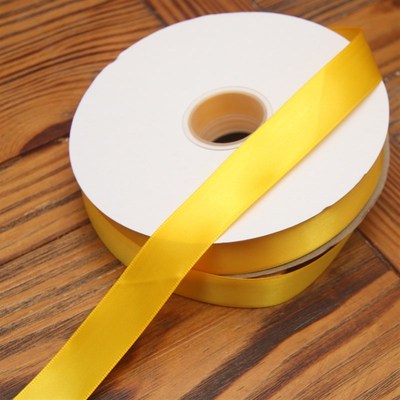 金黄色涤纶丝带缎带绸带包装带蛋糕彩带婚庆红丝带汽车红布条飘带