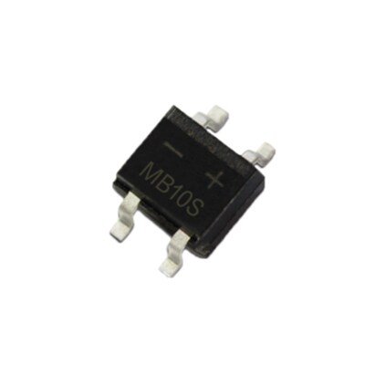 MB10S 贴片桥堆 MB10S整流桥 SOP-4 大芯片 0.5A MBS封装厂家直销