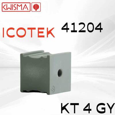 原装德国进口ICOTEK易科智联穿墙板你内芯41204KT4 GY灰色1孔