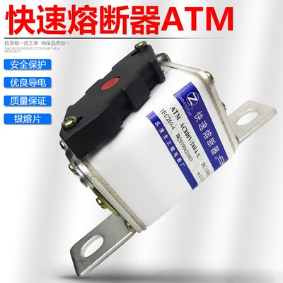 ATM 1250V 1500V 2000V 30A 32A 35A 40A 45A-L快速熔断器银熔片