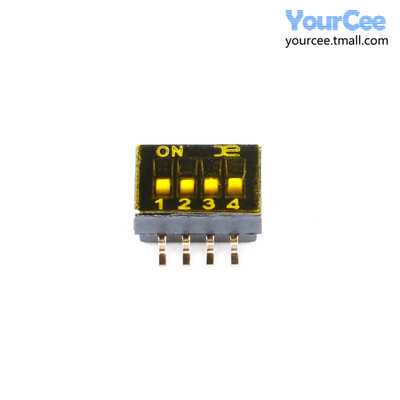 DSHP04TSGET 1.27mm间距4位贴片拨码开关/拨动编码开关