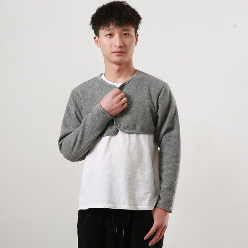 直销式护肩保暖睡觉保护肩膀款加厚防寒中老年纯棉肩周坎肩护颈椎