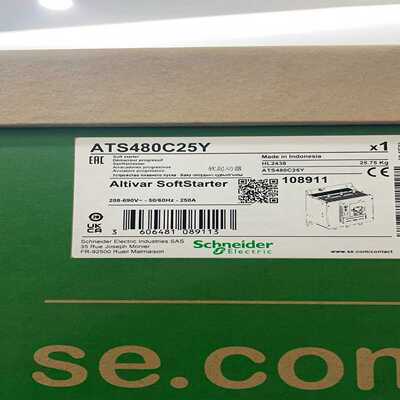 询价施耐德ATS480C25Y软起动器，议价，全新原装正品，保内