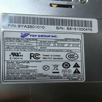 询价全汉工控机电源9YA3501010FSP350-60E