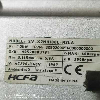 HCFA禾川伺服电机SV-X2MH100C一B2LA。1.0（零零电子）