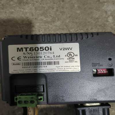 威纶通触摸屏MT6050i TK6070iQ屏100（电子设备）