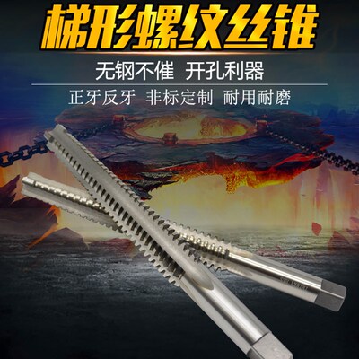 左牙梯形螺纹机用丝锥反牙 TR18/TR20/TR22/TR24/TR2530度T型丝攻