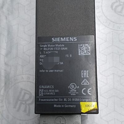 询价/SINAMICS单电机模块型号6SL31201TE