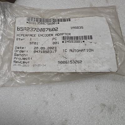 BSA2372087602 HIPERFACE ENCODER ADAPTER IA5835 SINCOS