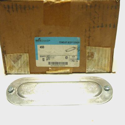 Nuova Scatola Di 50 Coperture Per Corpo Di Condotto Cooper 4