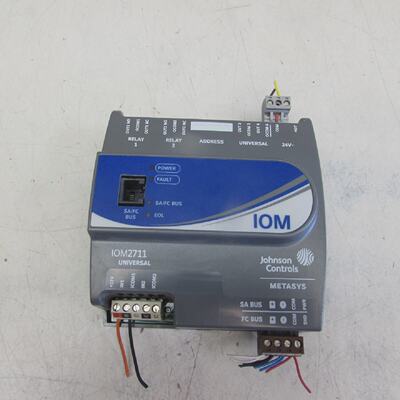 JOHNSON CONTROLS METASYS MSIOM27110  INOUT MODULE GOOD TAKEO