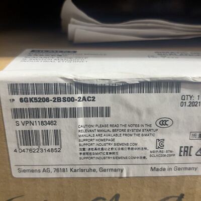 议价工业以太网机6GK52062BS002AC2适用