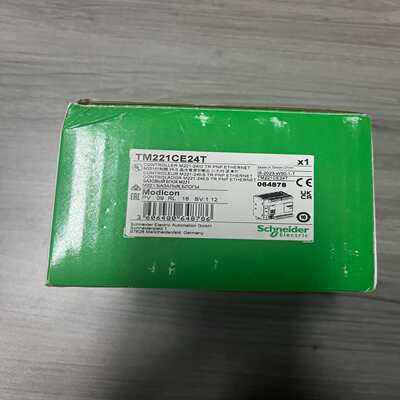 施耐德TM221CE24T全新原装正品，台湾产，带原装线缆和--议价商品
