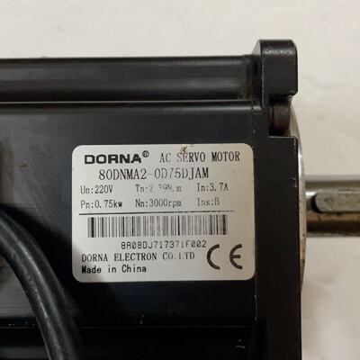 询-Dorna伺服电机80DNMA20D75DJAM参数如下